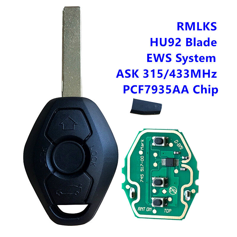 Ews ระบบ Remote Key Fob สำหรับ Bmw E38 E39 E46 X3 X5 Z3 Z4 1/3/5/7 ...