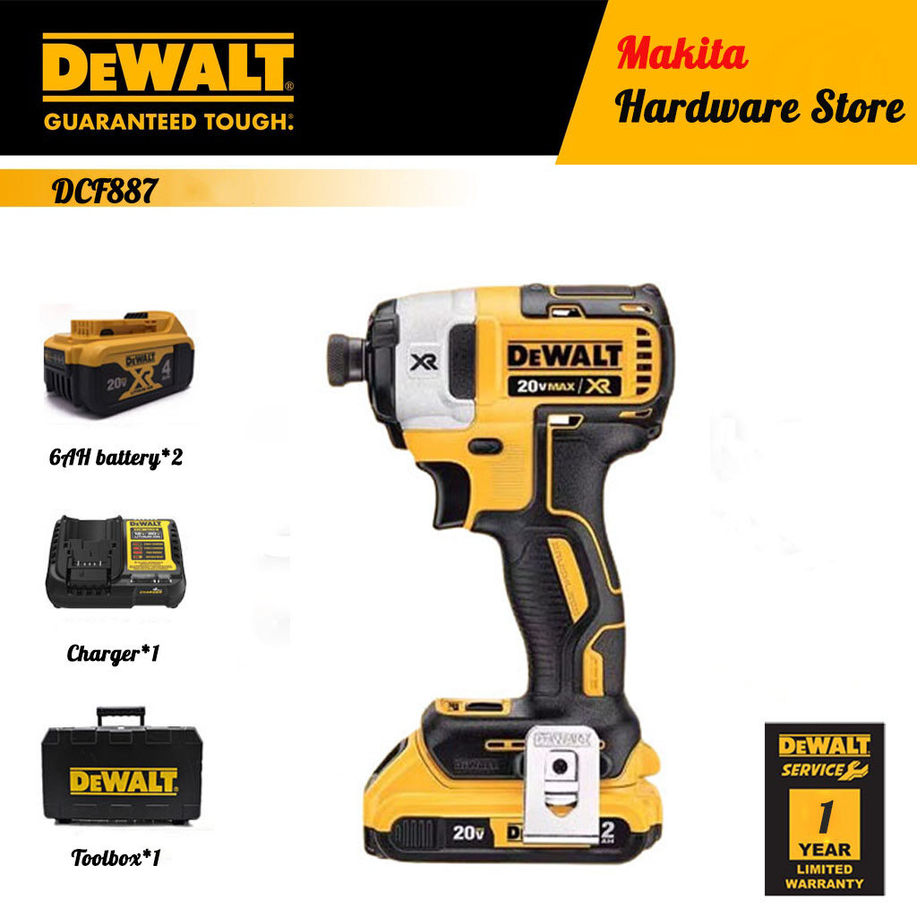 【Original facturer/Warranty 1 years】Dewalt DCF887 Brushless charging ...