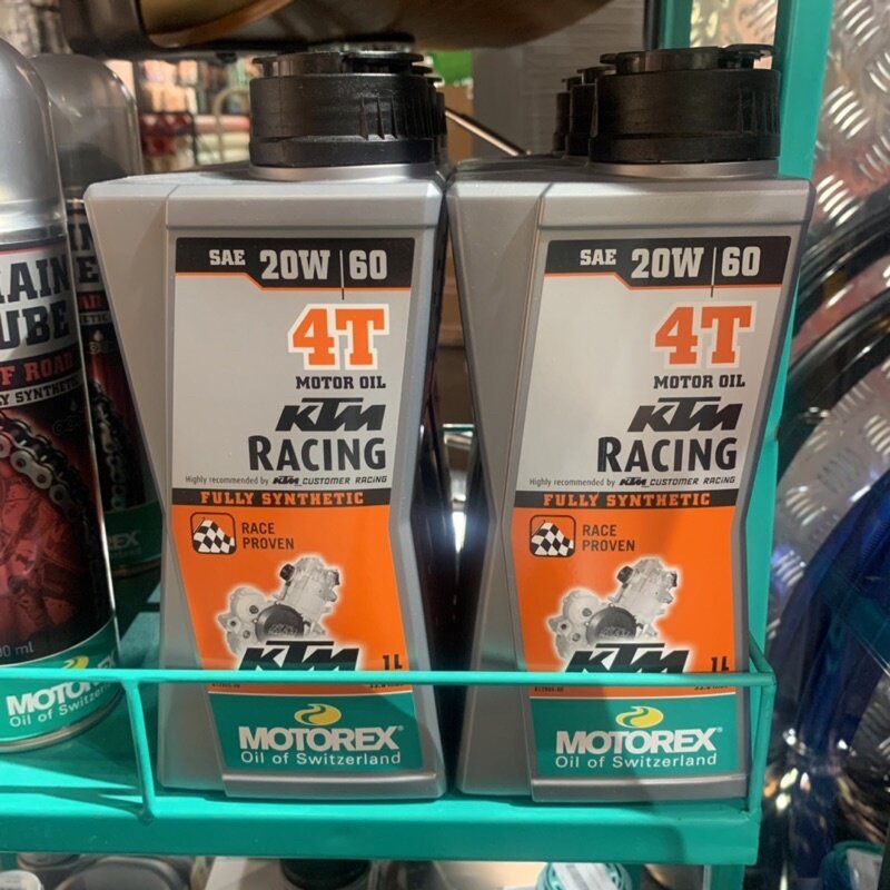 น้ำมันเครื่อง Motorex KTM Racing 4T SAE 20W60 (1ลิตร) - BNS Speed Store ...