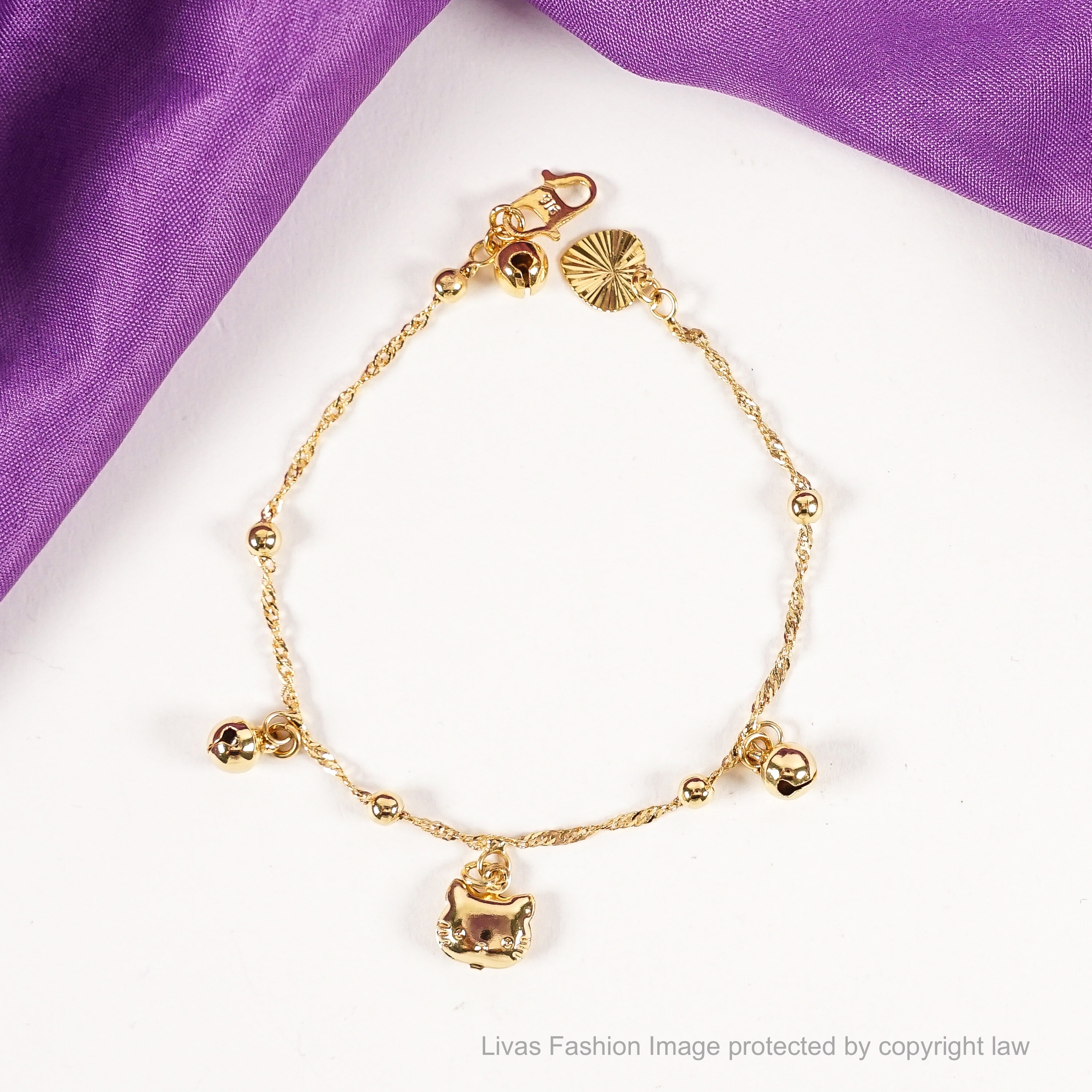 Gelang Tangan Perempuan Dewasa Emas Bangkok Korean Style BFF Bestie ...