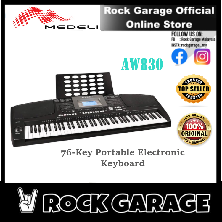 Medeli AW830 76 Keys Digital Keyboard | Lazada