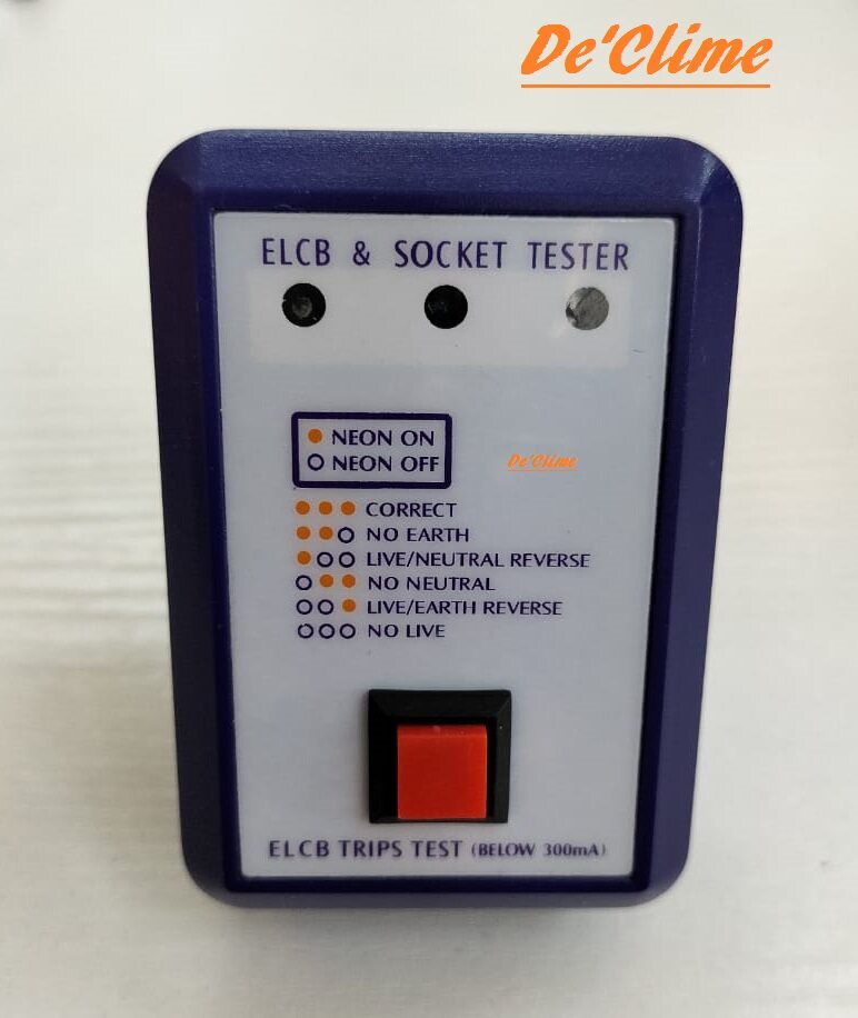 StarMax ELCB & Socket Tester 300mA ( Blue ) ES1630 | Lazada