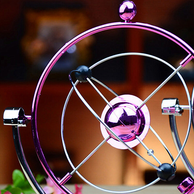 [Buy 4 get 4%]Swing Kinetic Orbital Perpetual Balance Celestial Globe Newton Pendulum Decor ...