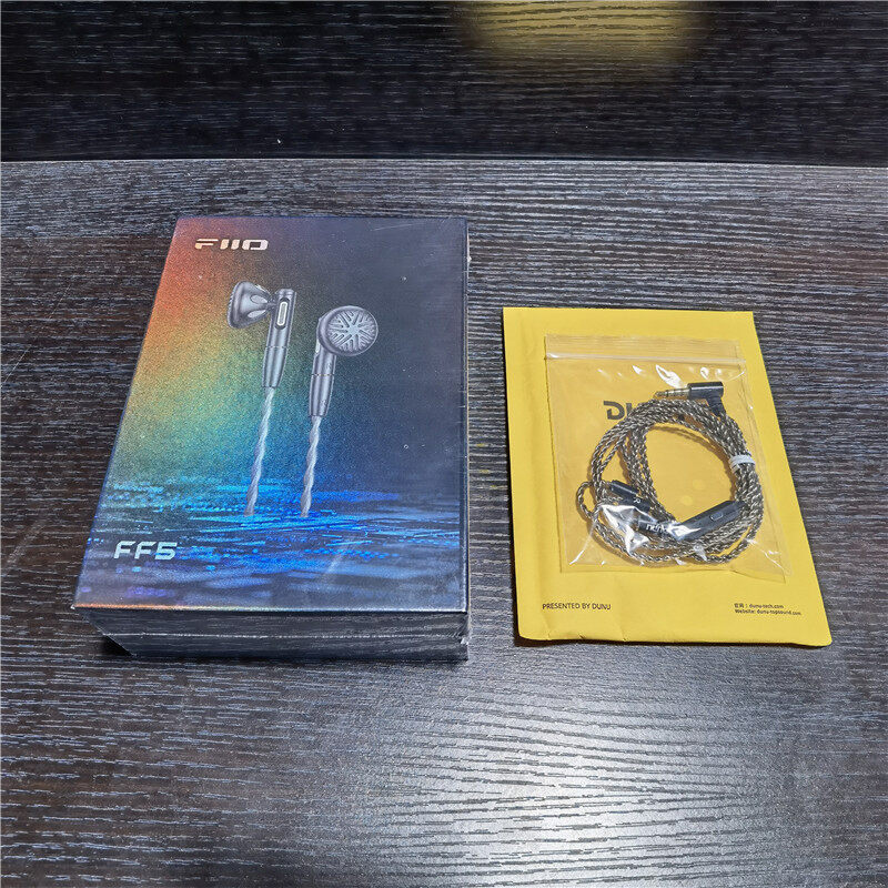 FiiO FF5 Carbon-based Dynamic Driver Earbuds Alumium Shell with 3.5mm/4 ...