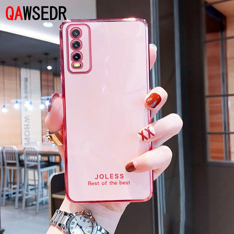 QAWSEDR ชุบเคสสำหรับ Vivo Y20 Y20sg Y20i Y20i Y12s Y20a 2021ที่แม่นยำ ...