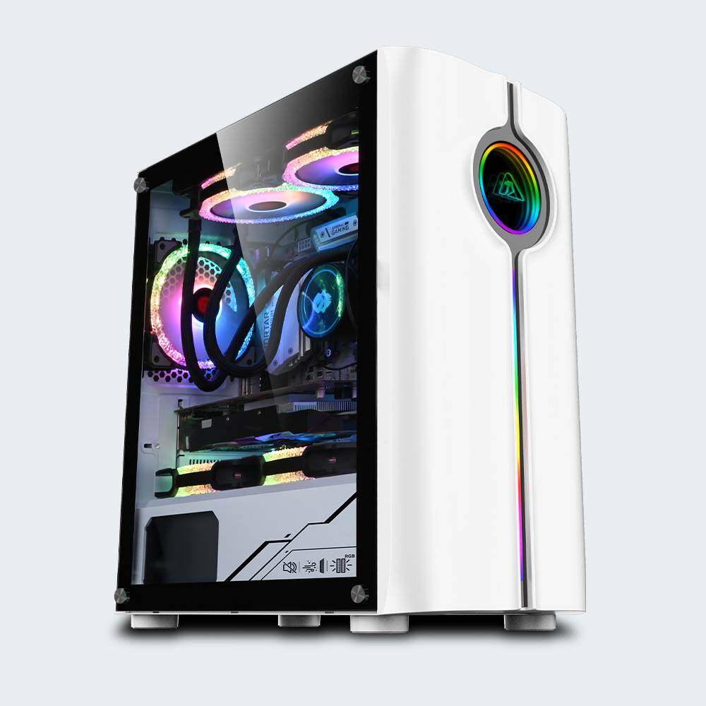Armaggeddon Tron Holo 3 MATX PC RGB Gaming Case | Lazada