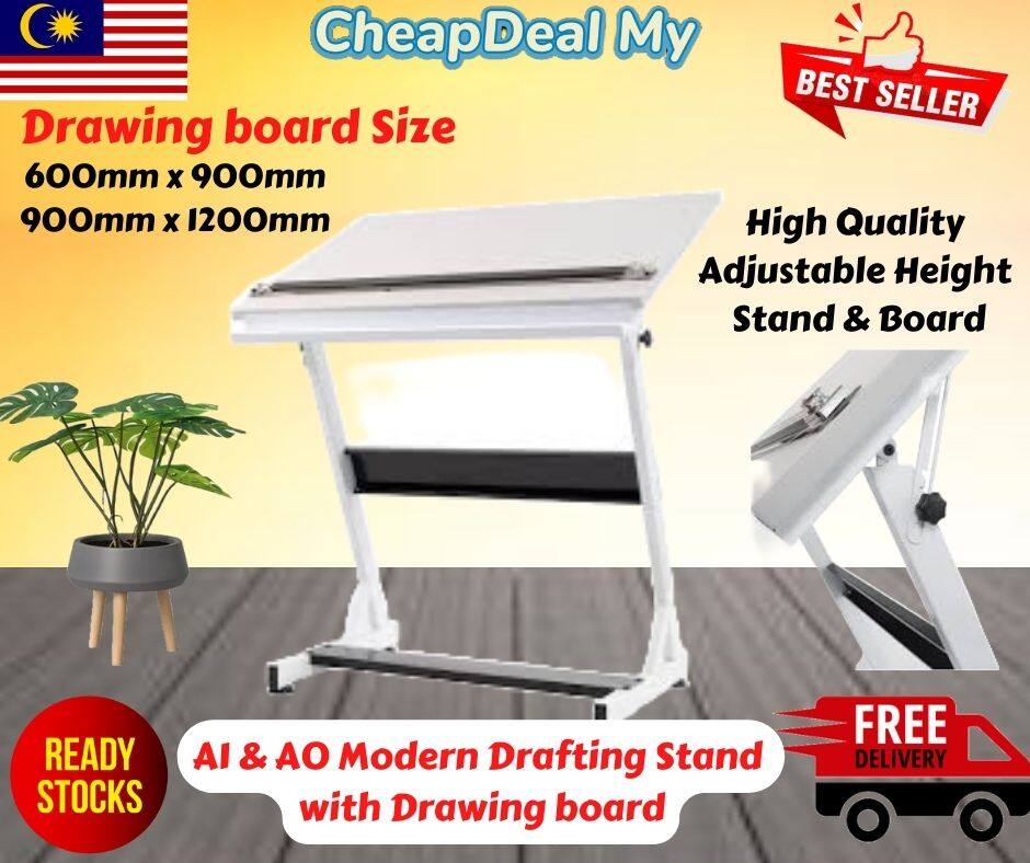 A1 & A0 Modern Drafting Stand With Drawing Board Drafting Table | Lazada