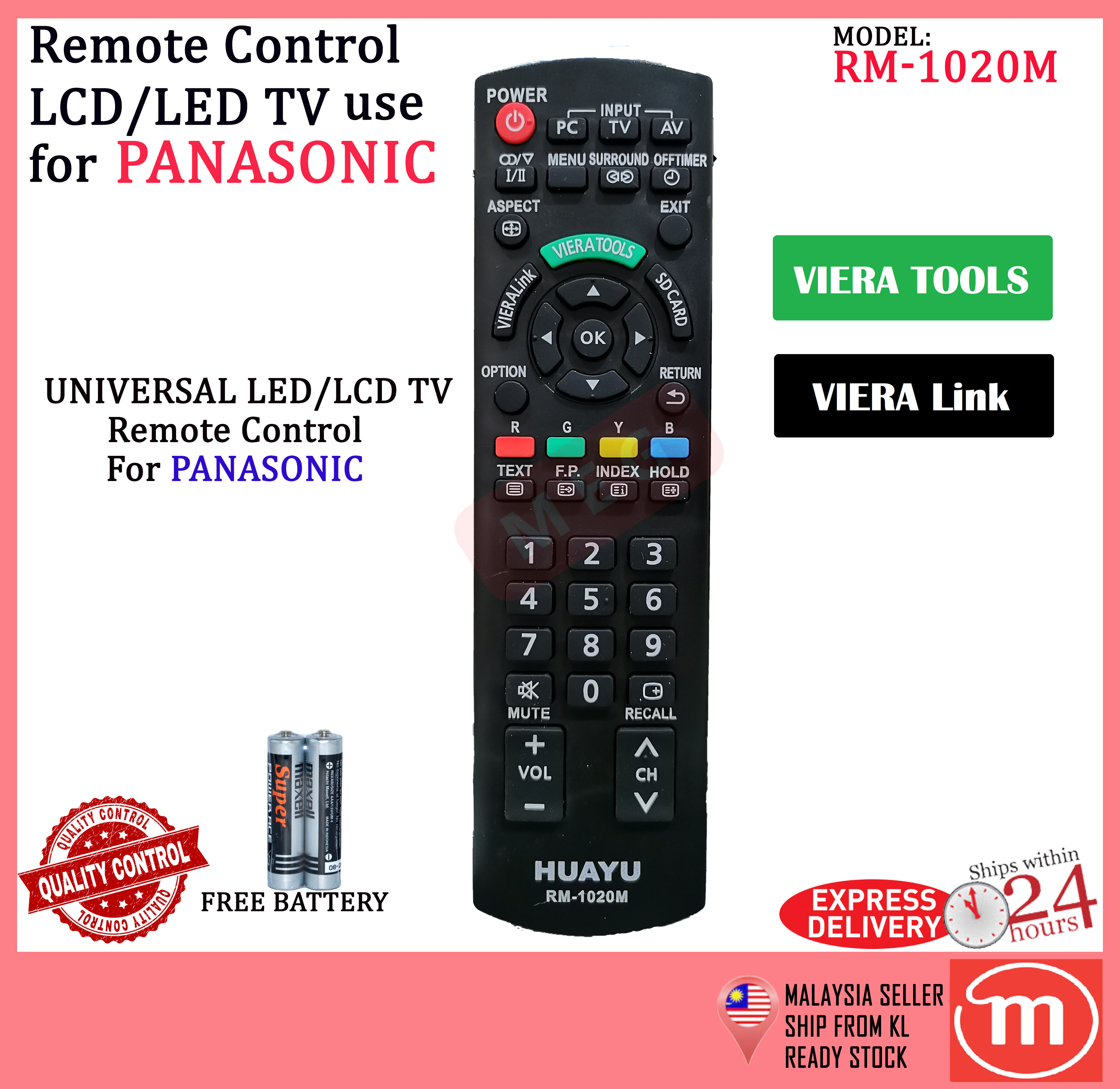 PANASONIC LCD TV REMOTE CONTROL PANASONIC LED TV REMOTE CONTROL ...