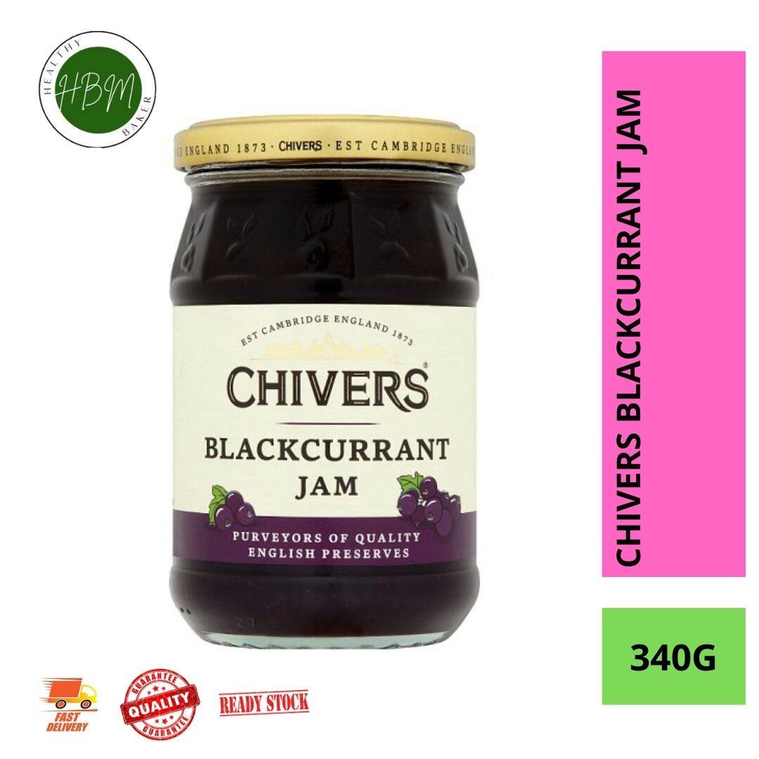 READY STOCK CHIVERS JAM 340G / BLACKCURRANT / JEM / SPREAD / HALAL | Lazada