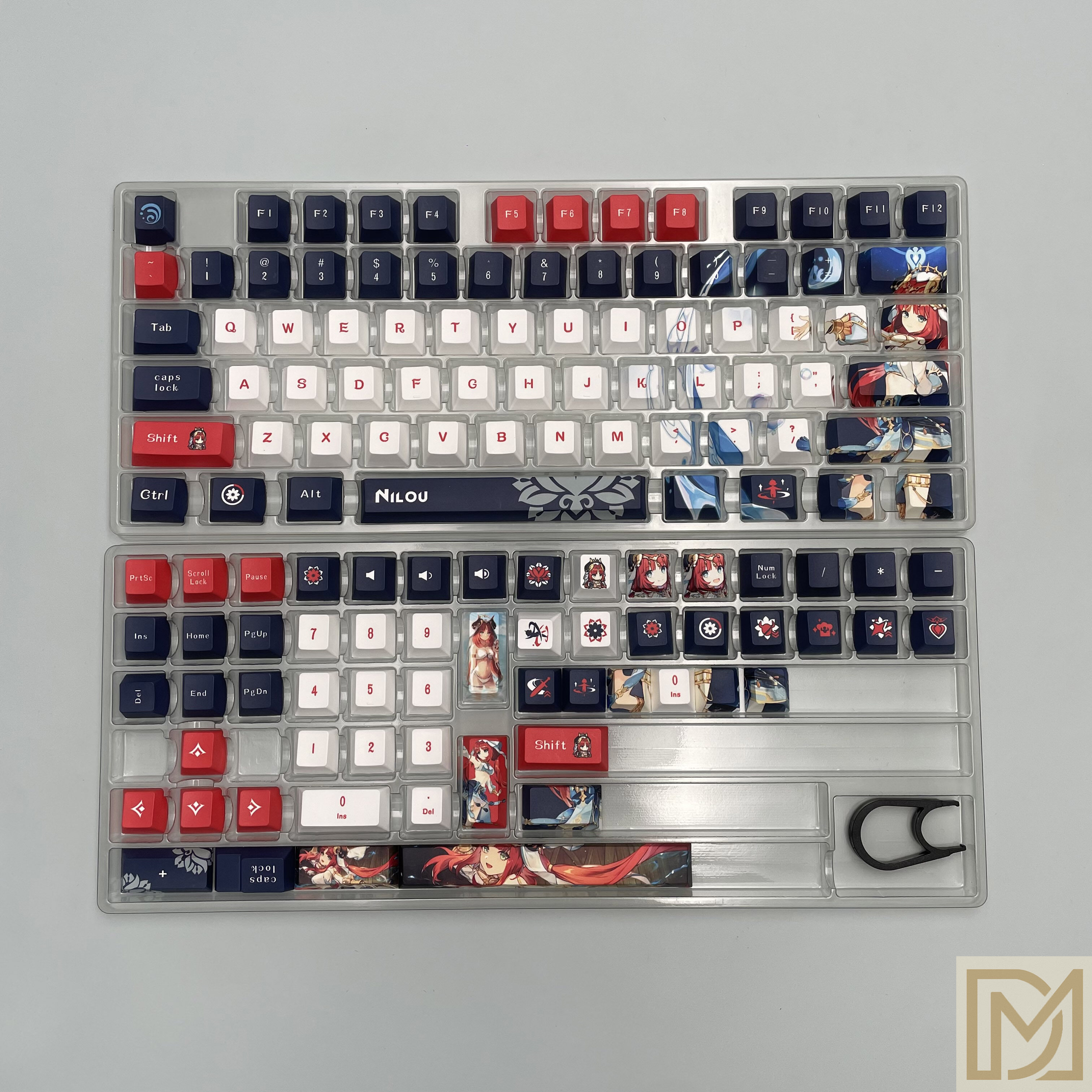Nilou Genshin Impact Keycap PBT Dye Sub Cherry Blue Red Keycaps 130pcs Fit All Layout Mechanical ...