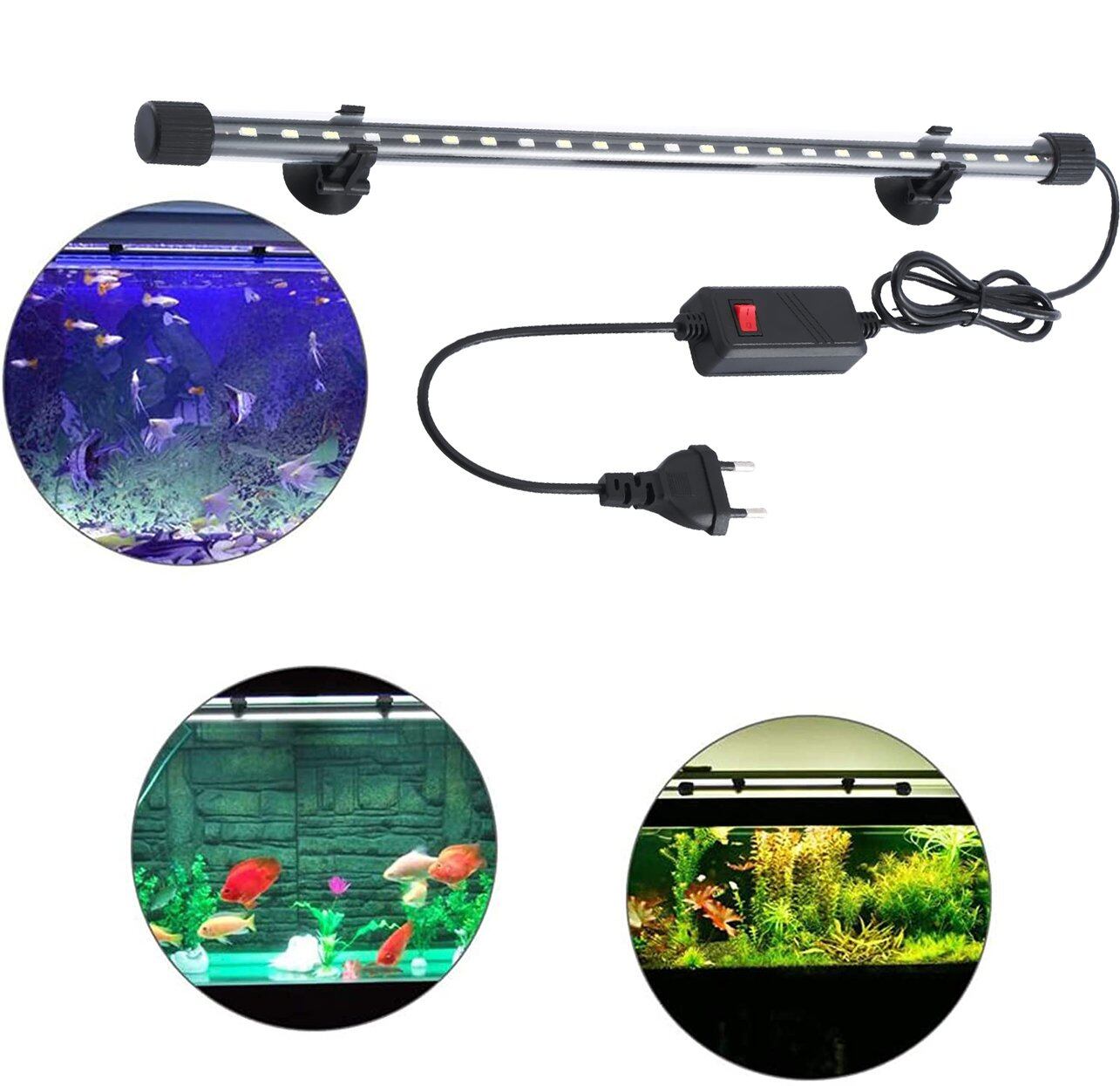 AC 220V 5W Submersible Water Pump LED Aquarium Fountain Fish Pond Tank ...