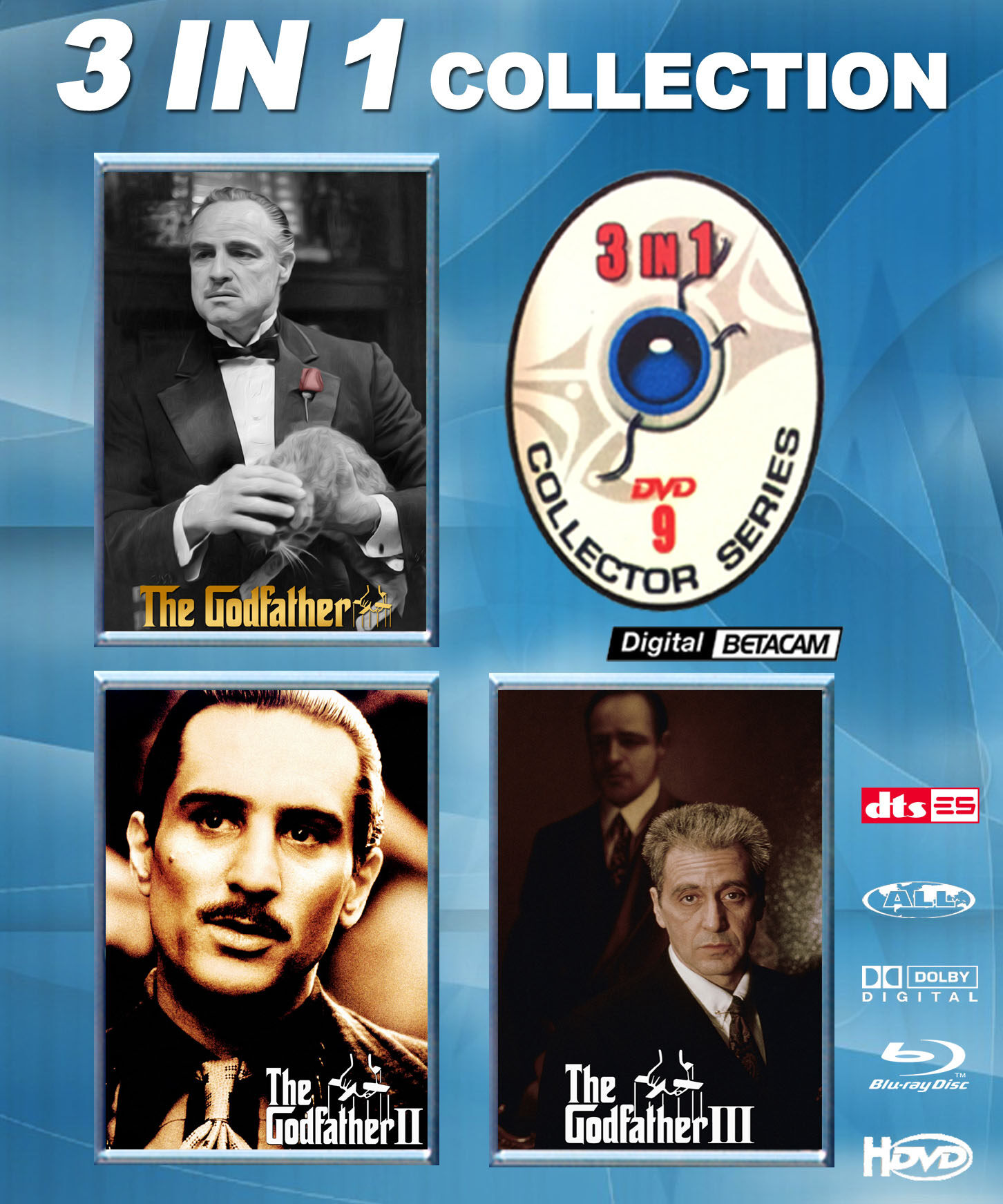 DVD Godfather English Crime Movie 3 In 1 Collection -E0073 | Lazada