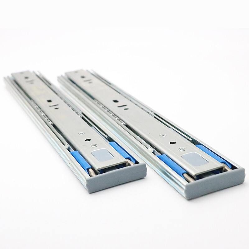 Taiwan Province locomotive handle-free three-section rebound slide rail ...