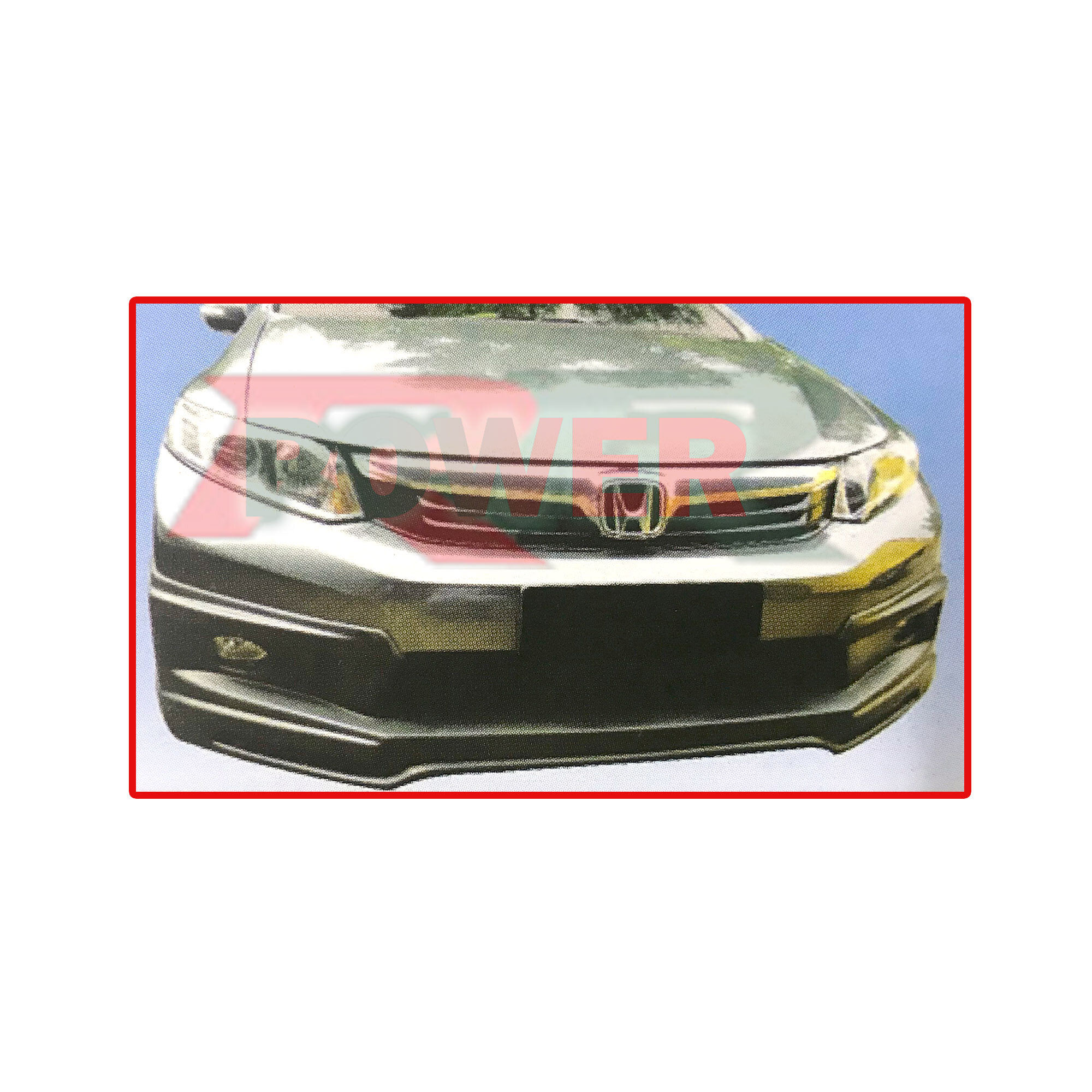 Honda Civic FB Ninth Generation (2011-2015) MG Style Front Skirt ...