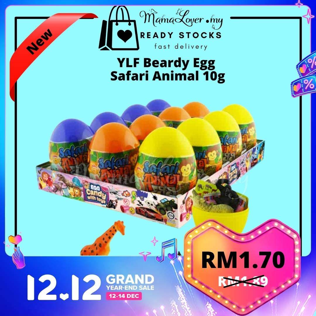 YLF Beardy Egg Safari Animal 10g | Lazada