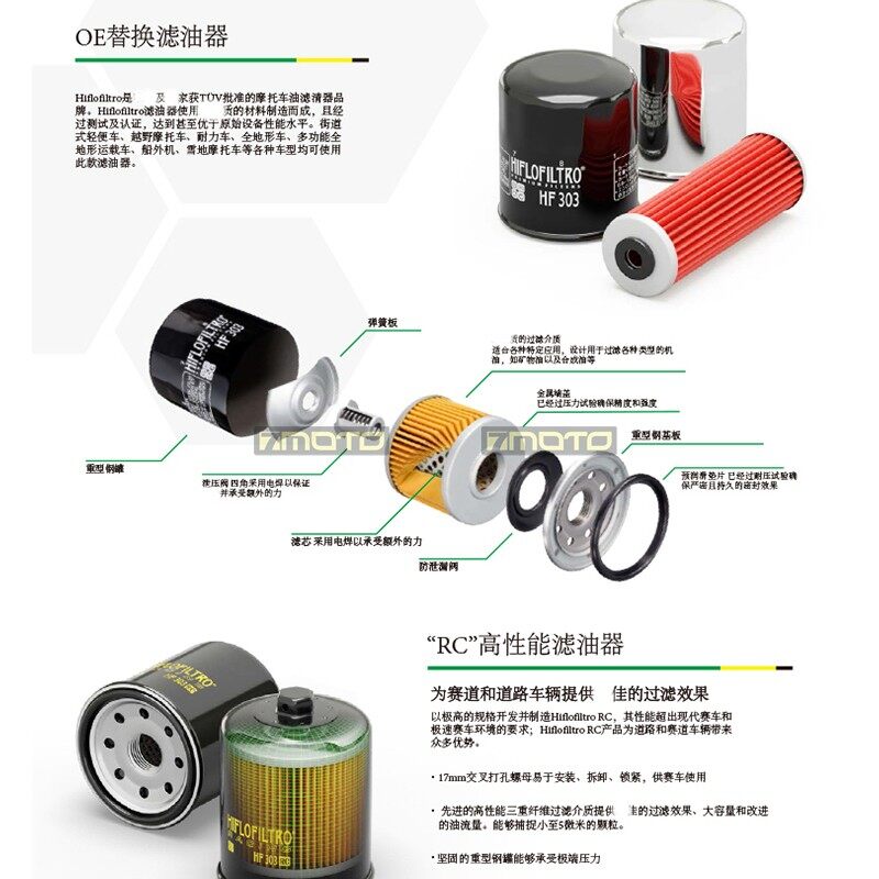 Hiflofiltro hf565 Aprilia Shiver dosoduro caponord Oil FILTER ไส้กรอง ...