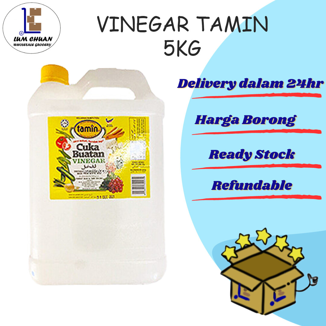 TAMIN Cuka Buatan (5KG)/TAMIN Vinegar (5KG) | Lazada