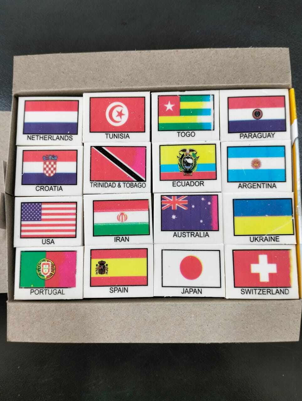 1Box/48pcs Fancy Erasers School Cartoon Student Fancy Eraser Pensil ...