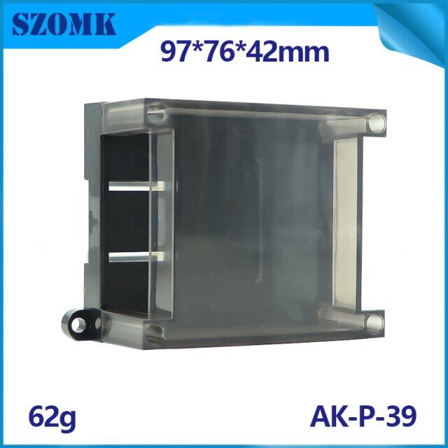 Din Rail Clear Cover Plastic Box Szomk Plastic Enclosure Casing For ...
