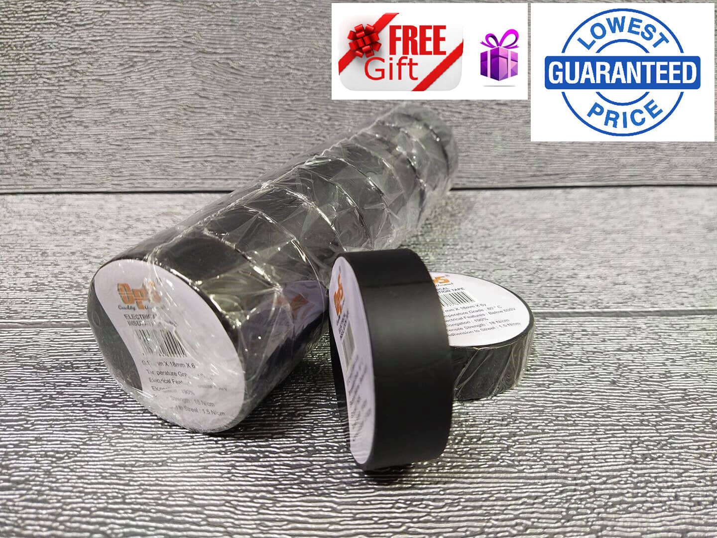 🎁 +SMALL FREE GIFT 🎁 PCS PVC ELECTRICAL AIRCOND INSULATION BLACK TAPES ...
