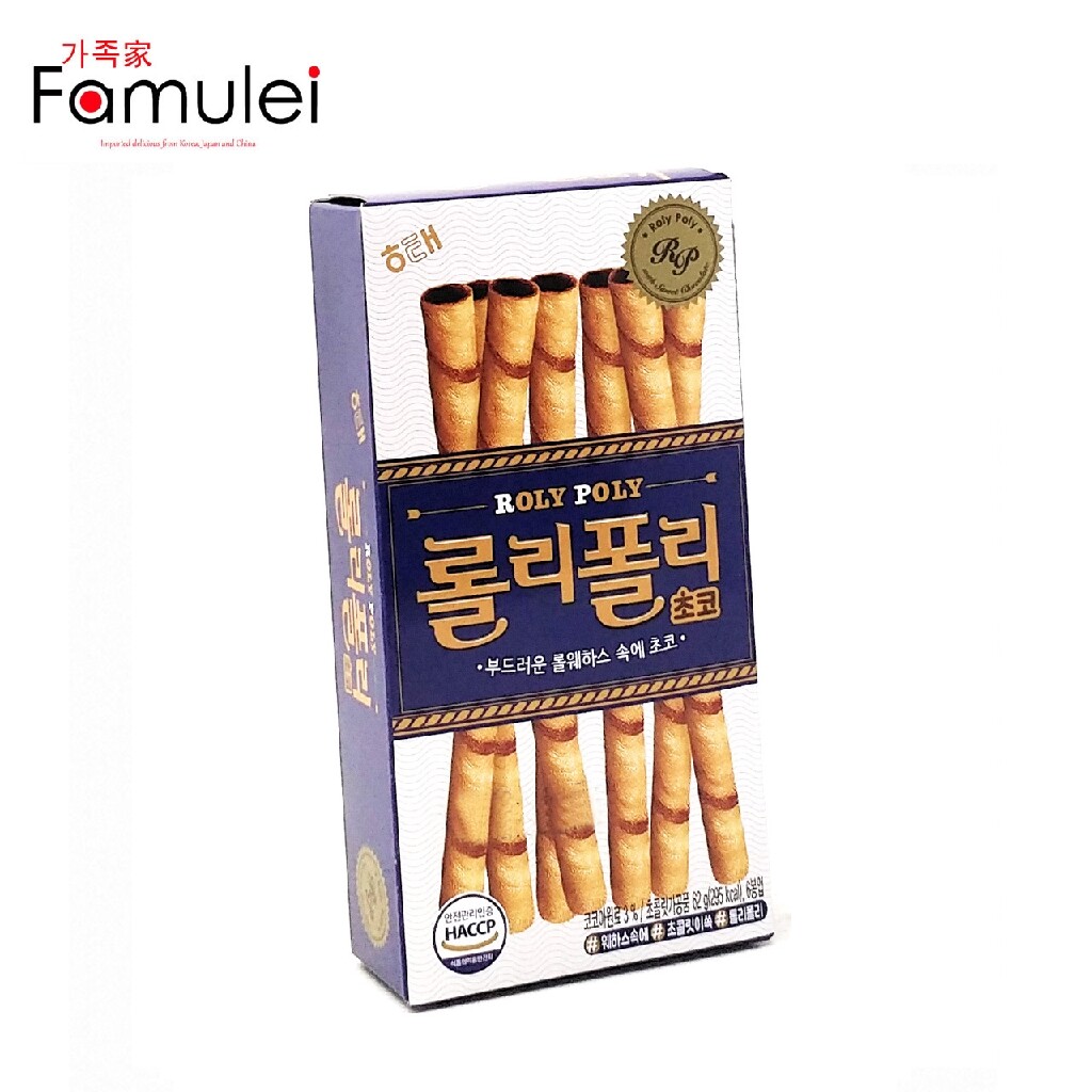 Haitai Roly Poly Stick Biscuit Wafer Roll 62g | Lazada PH
