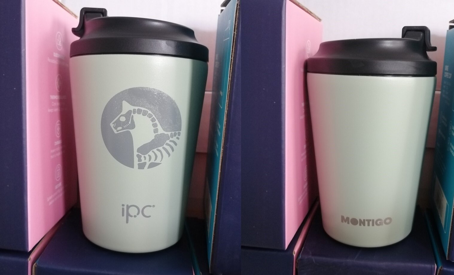 IPC MONTiGO Sense Coffee Cup | Lightweight Reusable Stainless Steel ...