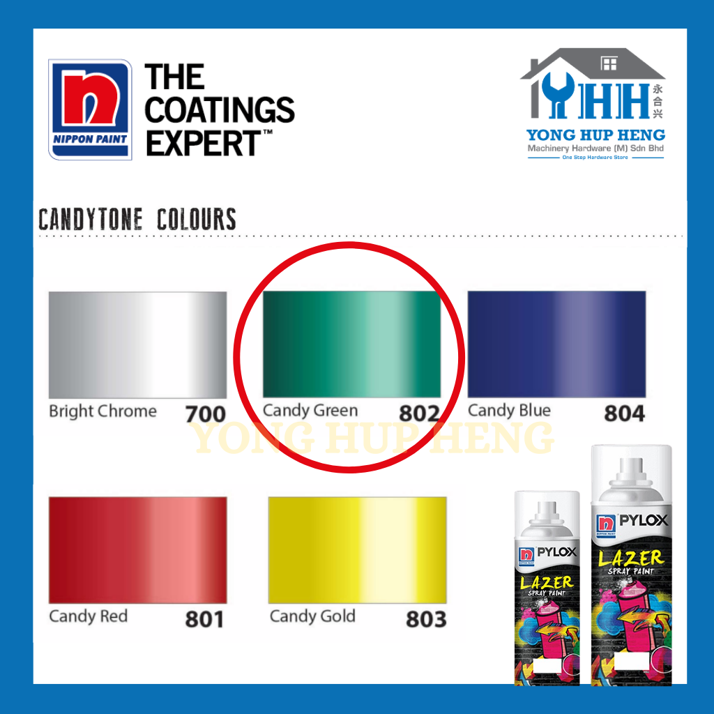 Nippon Pylox Lazer Spray Paint (Fluorescent / Candytone Colors) | Lazada
