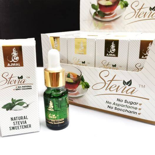 3 Bottles of Stevia Ajmal (10ml) (Family Pack) | Lazada