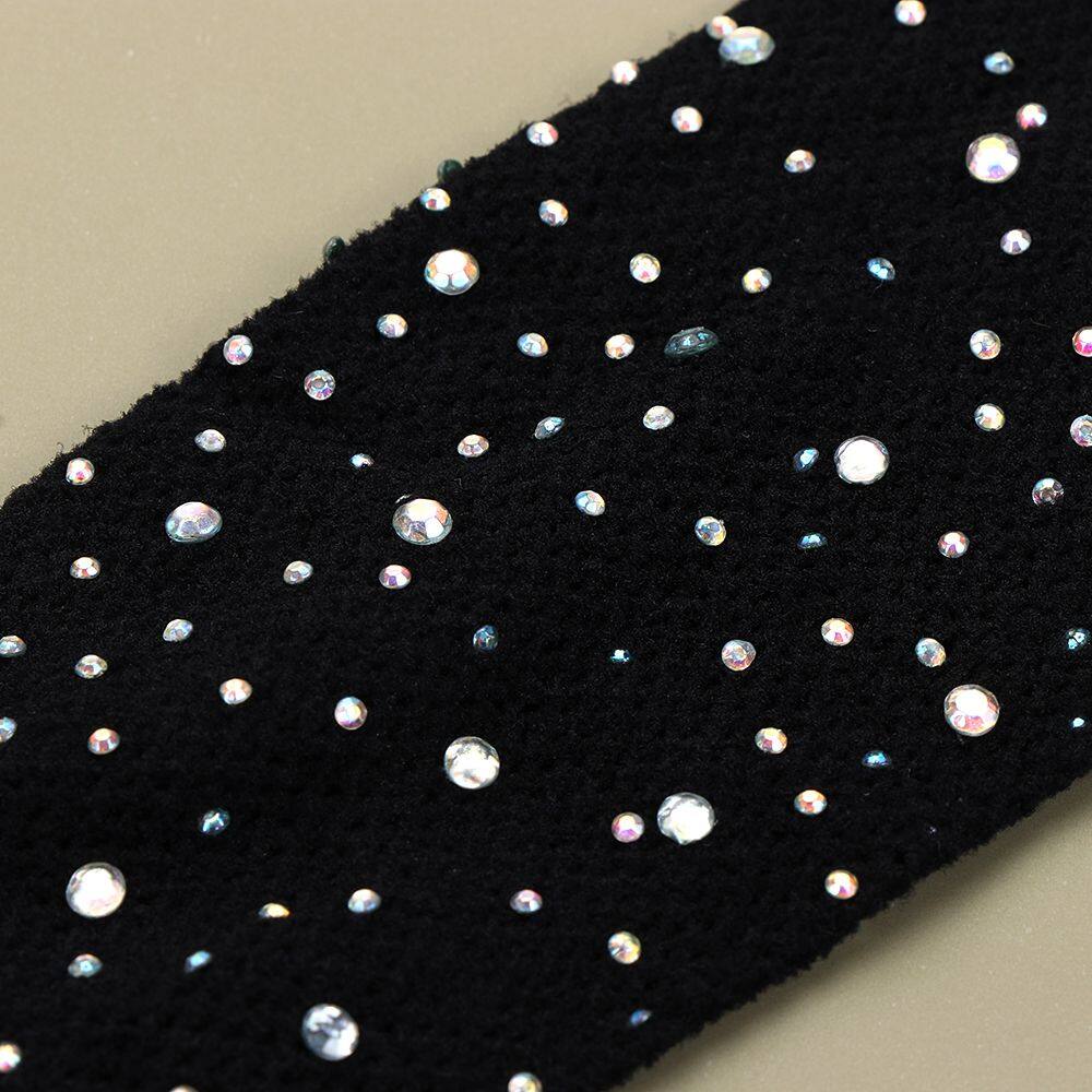 SHILU Women Lady Shiny Rhinestone Glitter Open Crotch Tight Stockings ...