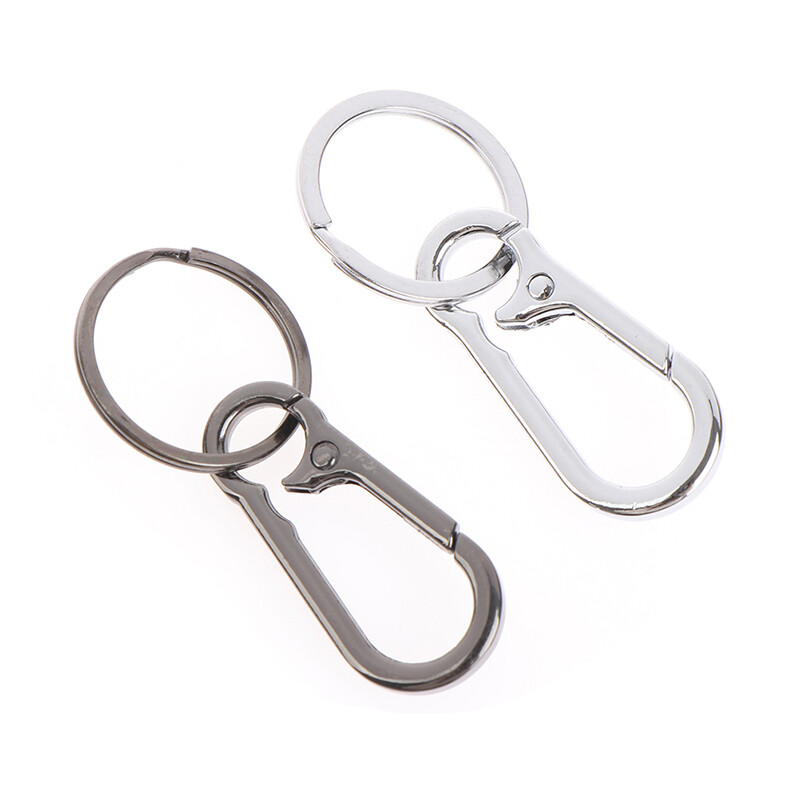 Guoda Car Keychain Stainless Steel Simple Carabiner Keychain Climbing ...