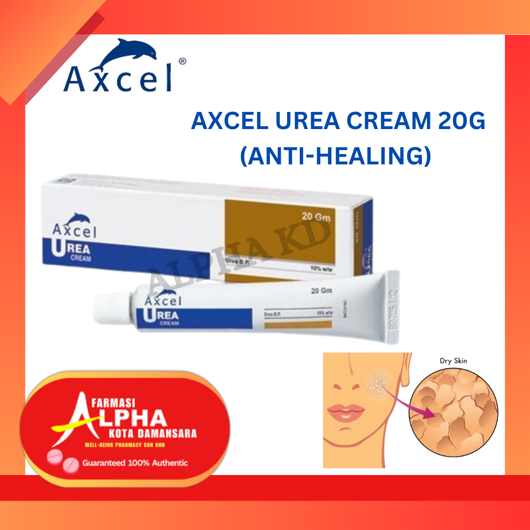 Axcel Urea cream 10% w/w 20g | Lazada