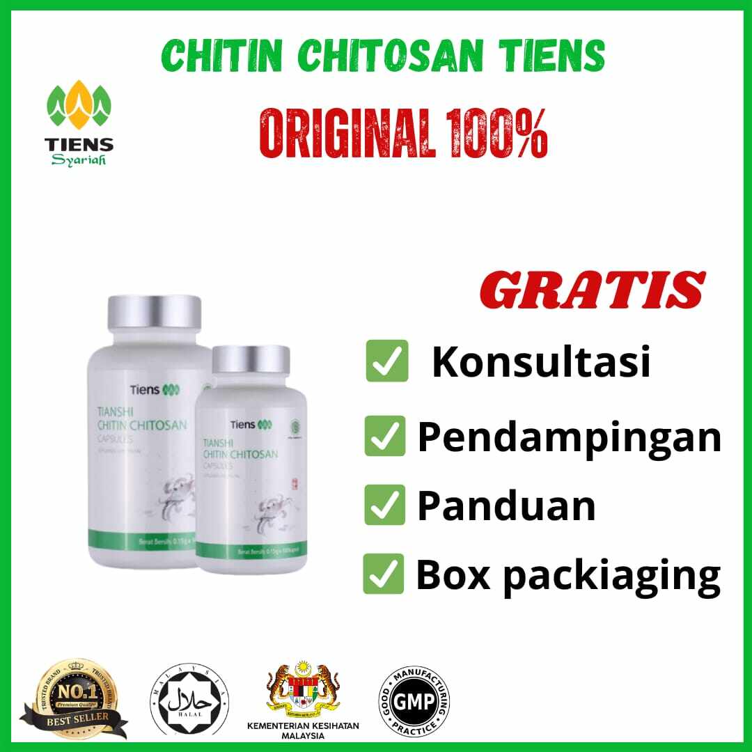 CHITIN CITOSAN TIENS ORIGINAL 100% UBAT GERD GASTRIK DETOX LANCARKAN ...