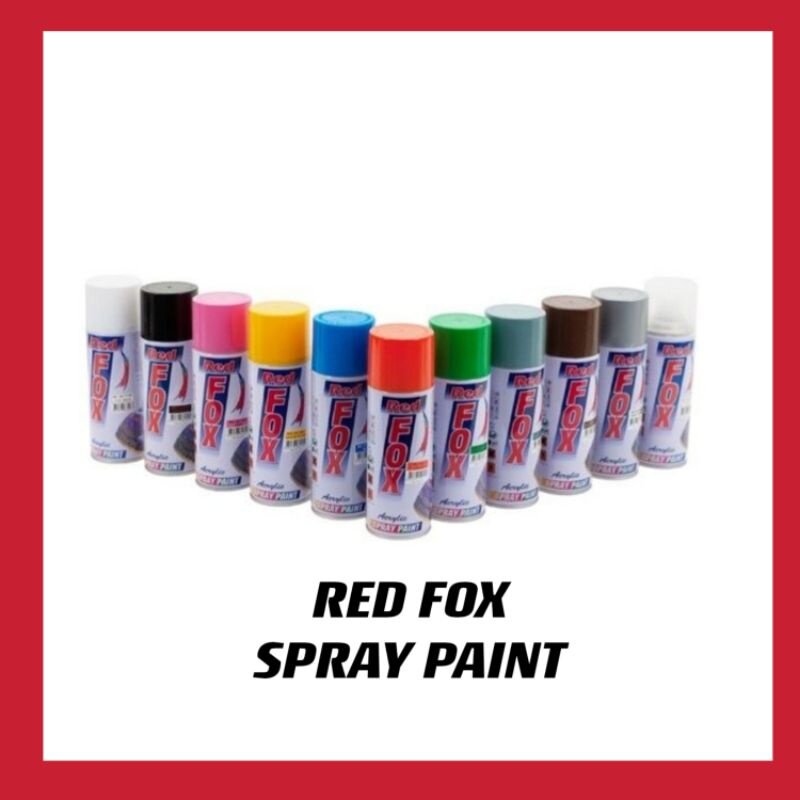 （RED FOX）Spray Paint （1box ＝12pcs） | Lazada