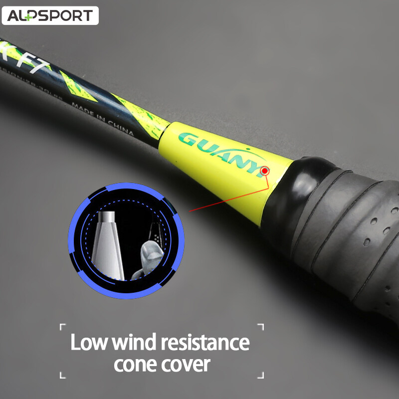 ALP F7 Full Carbon Fiber Strung Badminton Racket Ultralight 4U 82g ...