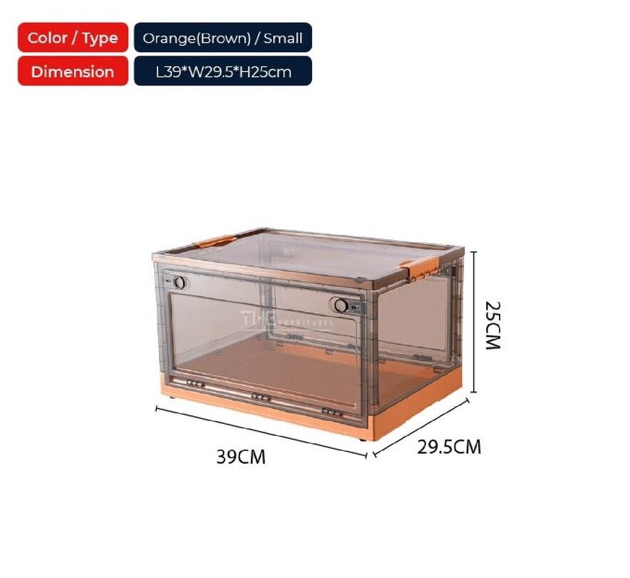120L Foldable Storage Box with Lid Large Capacity Multipurpose ...