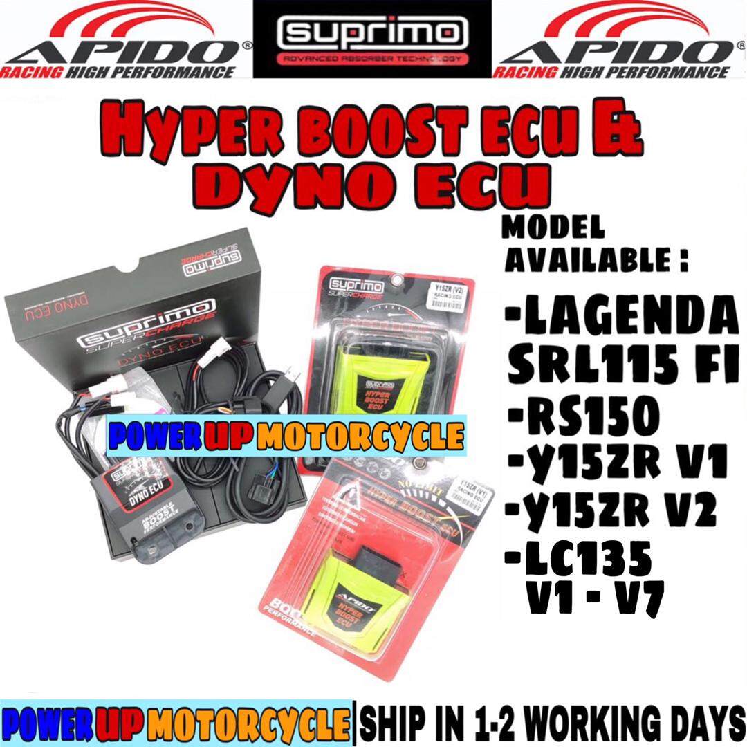 SUPRIMO APIDO RACING HYPER BOOST / DYNO ECU CDI HIGH PERFORMANCE Y15ZR ...