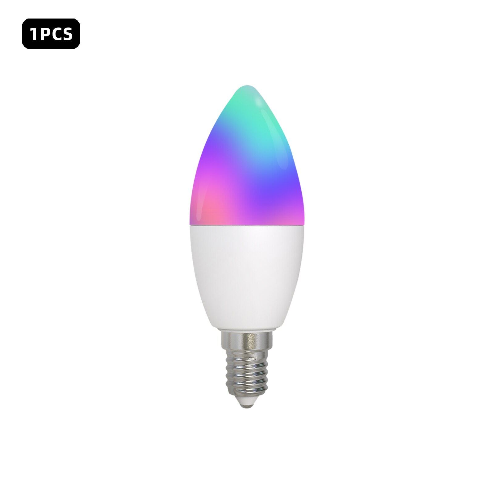 MOES WiFi Smart LEDLight Bulb E14 Candle Lamp 16Million RGBCCT 2700 ...