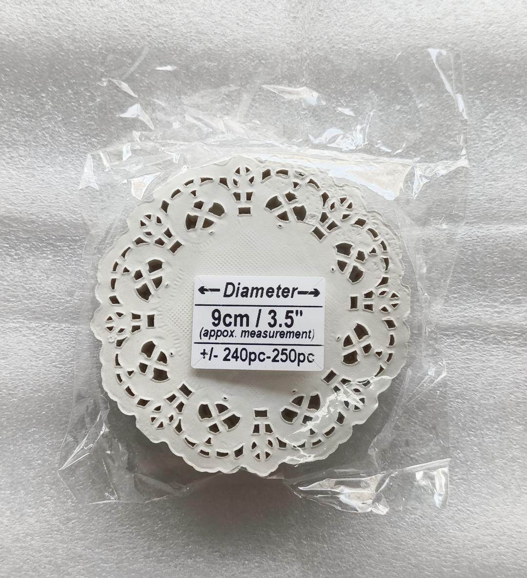 Doyley paper dolly doily / kertas doily / kek kuih dim sum / 240pc ...