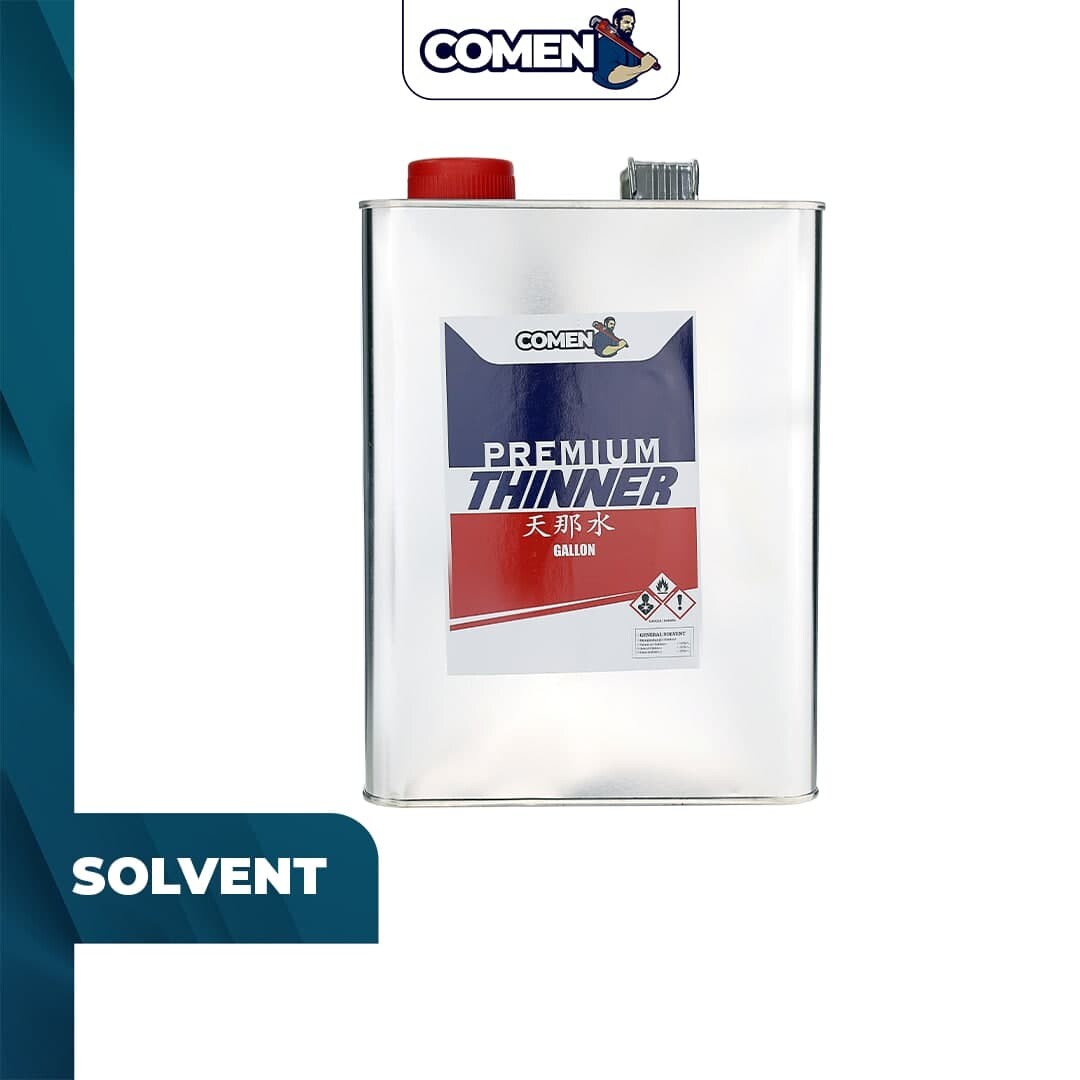 COMEN Premium Thinner 2KG (Gallon) Solvent Paint Thinner Remover Paint ...
