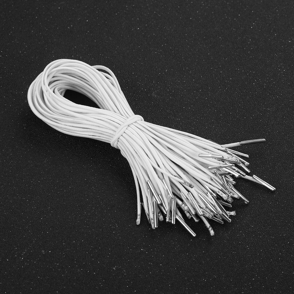 SUPVOX 50PCS Elastic Barbed Cords Elastic Loop Stretch Round String ...