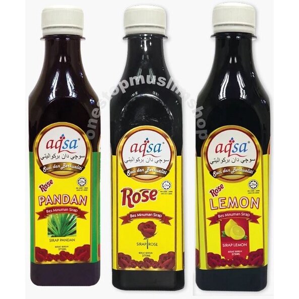 Adabi - Sirap Rose/ Sirap Lemon/Sirap Pandan 375ML | Lazada