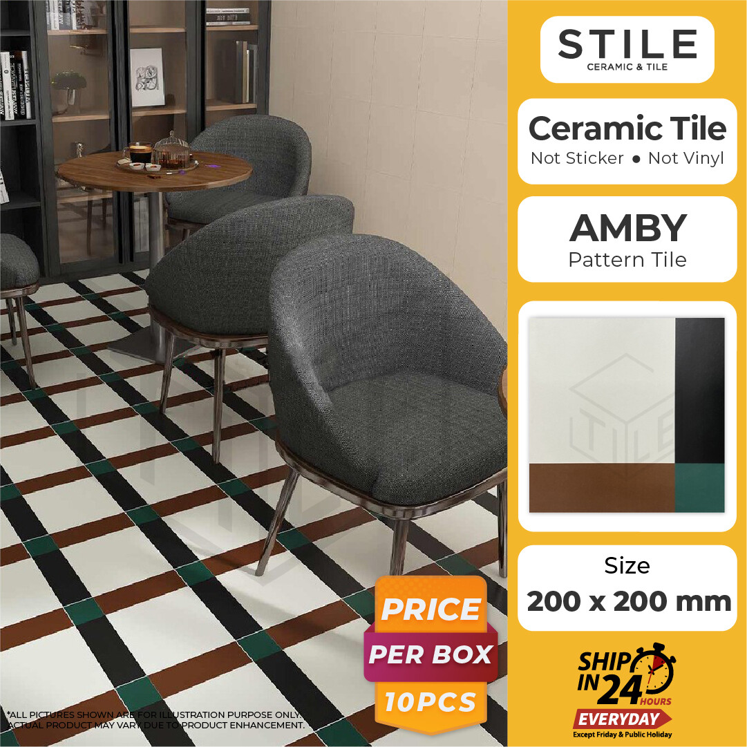 [REAL TILE] Amby Mosaic Tiles /Mozek/Ceramic Tiles/Mozek Bilik/Mozek ...