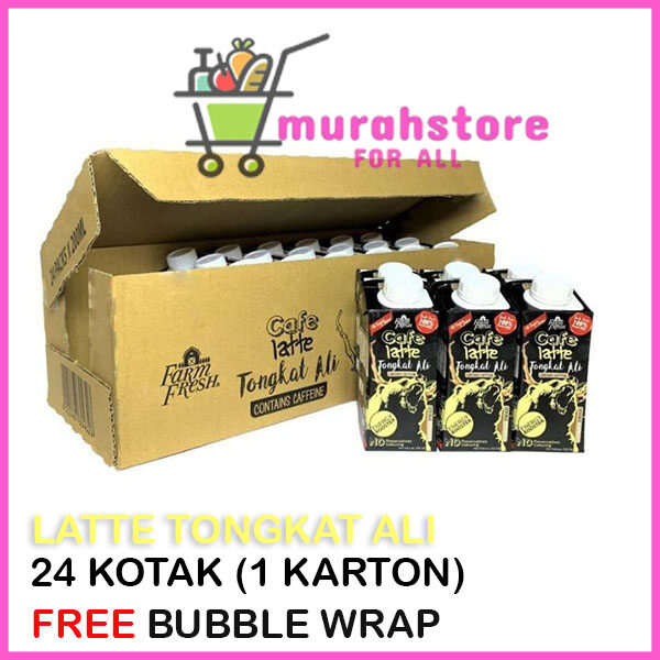 FARM FRESH TONGKAT ALI 200ML X 24 KOTAK WITH BUBBLE WRAP | Lazada