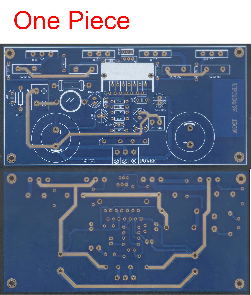 A7 UPC1342V 220W*2 Dual Mono Split Power Amplifier Board Empty Board ...