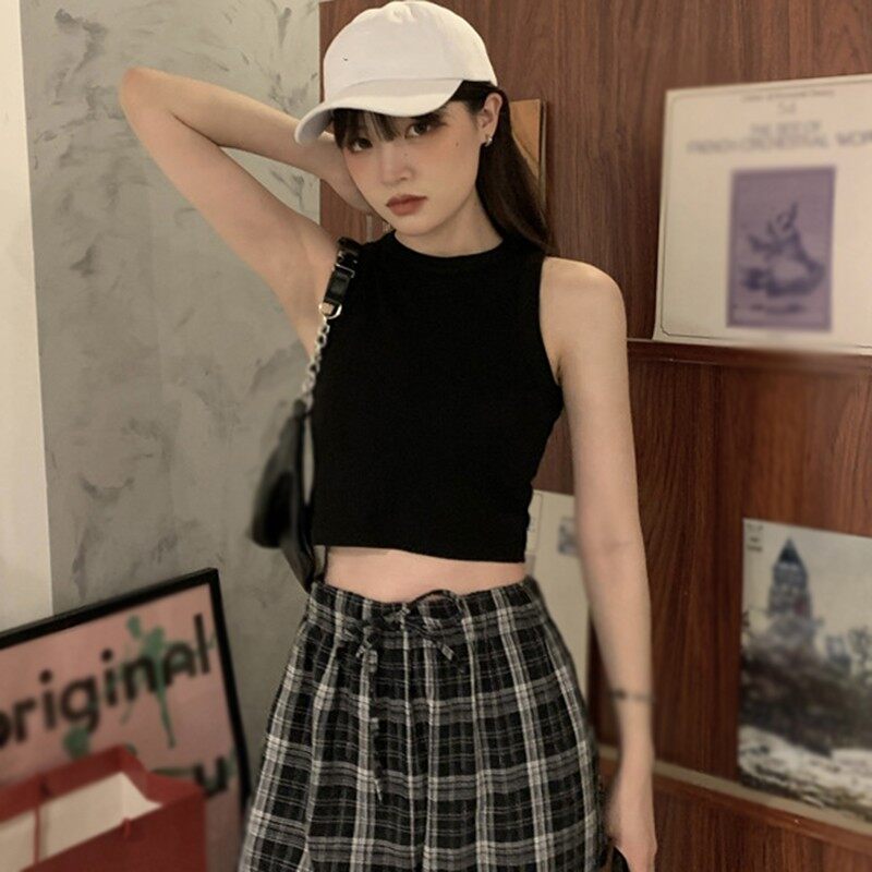 Summer Korean Style Fashion Casual Sexy Vest Butterfly Print Design ...