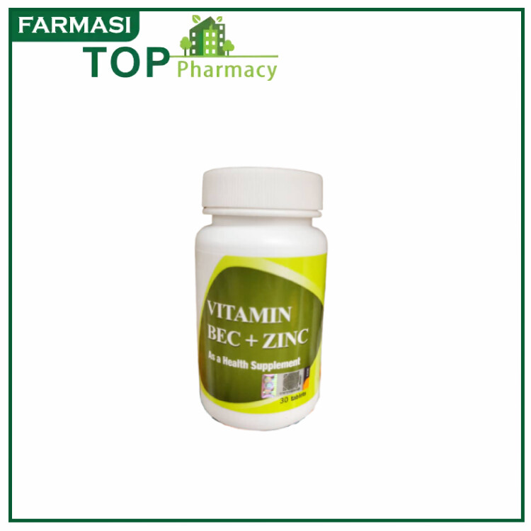 VITAMIN BEC + ZINC 30 Tablets | Lazada