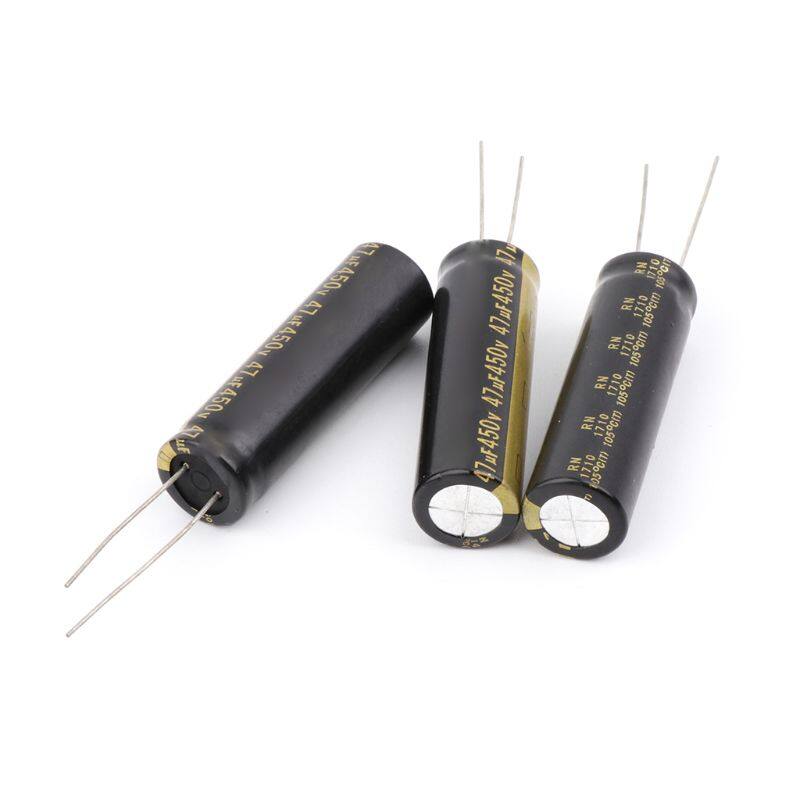 【lowest price】5pcs 450V 47UF Aluminum Electrolytic Capacitors For LCD ...