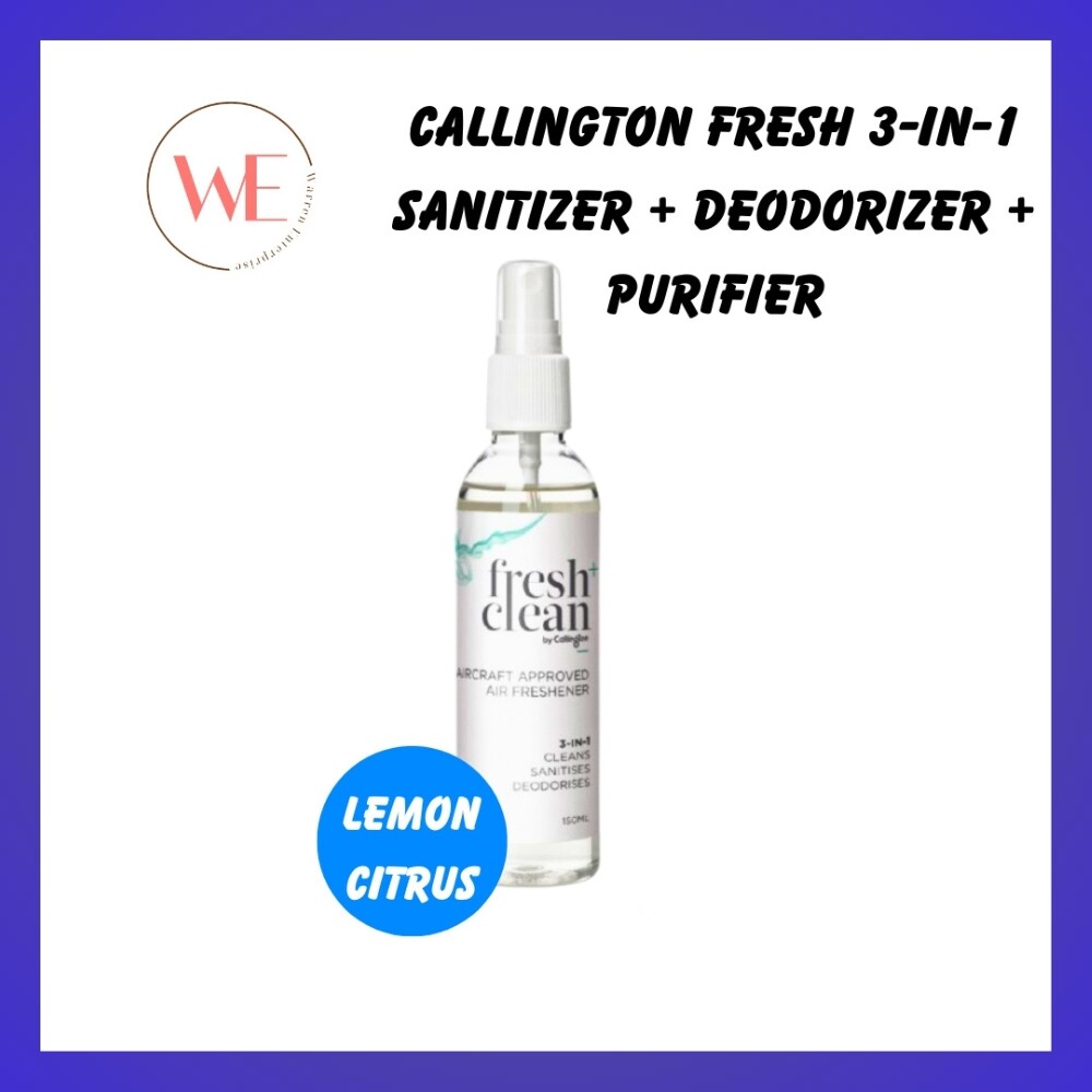 Callington Fresh & Clean Aircraft Air Freshener 3-in-1 Sanitizer ...
