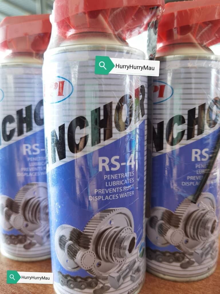 ANCHOR SPRAY - RS-4 LIQUID PENETRANT 400ML ( Anchor RS4 Anti Rust Spray ...