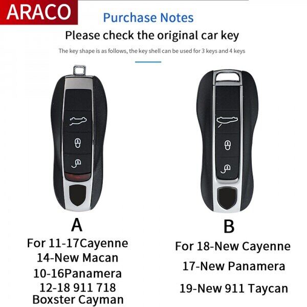 For Porsche Modified 718 Cayenne Panamera 911Macan Key Case - SmileToY ...